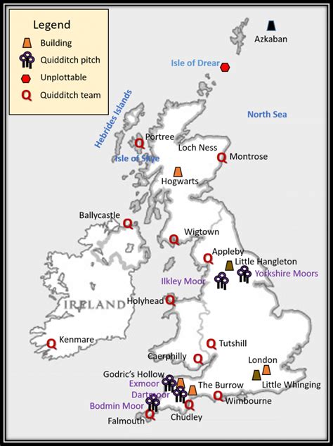 Atlas Of Wizarding Britain Harry Potter Lexicon
