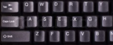 SEX Very Sharp Image Keyboard Keys Stock Image Colourbox