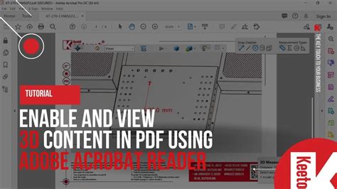 tutorial how to enable and view 3d content in pdf using adobe acrobat reader youtube