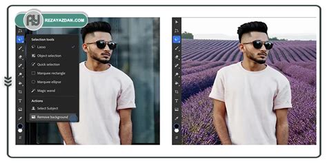 آموزش حذف بک گراند عکس در فتوشاپ با 4 روش سادهحذف پس زمینه