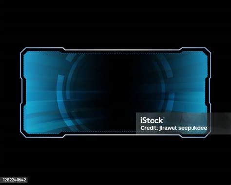 추상 기술 공상 과학 공상 과학 소설 프레임 템플릿 디자인 배경 일러스트 0명에 대한 스톡 벡터 아트 및 기타 이미지 0명 개념 개념과 주제 Istock