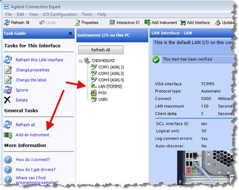 Connect To The Test Set