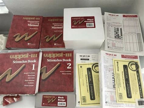 Wechsler Preschool And Primary Scale Of Intelligence Third Edition Wppsi Iii 2021631970