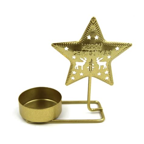 크리스마스 C 골드 Dh2303 03 금속 레트로 철 아트 촛대 장식 테이블 캔들 컵 장식 소품