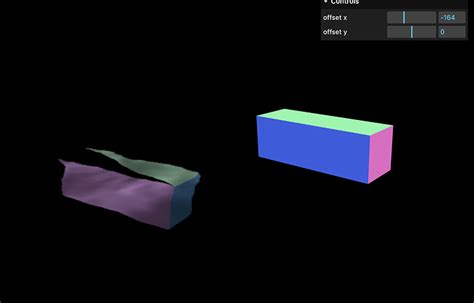 Using Tviewoffset With Reflector Stretches The Reflected Texture Questions Threejs