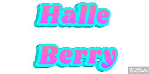 Halle Berry Celebrity Animated Logo Designs Halle Berry Celebrity Animated Logo Designs