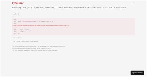 Algolia Js Example Codesandbox