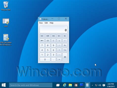 Old Windows 7 Calculator For Windows 10