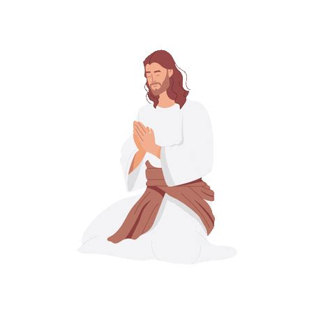 Jesus Praying  Animated