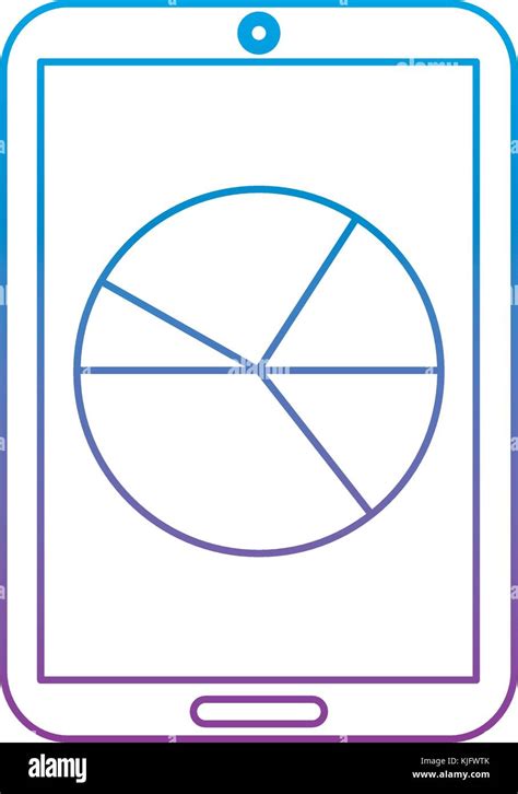 Mobile Statistic Diagram Chart Device Technology Stock Vector Image Art Alamy