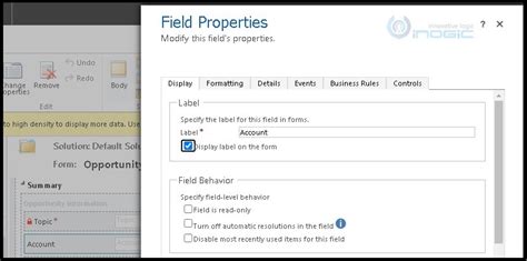 using form component control to edit related entity information