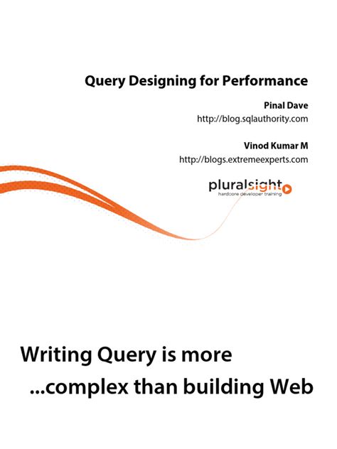 3 query tuning introduction m03 query designing slides pdf computer