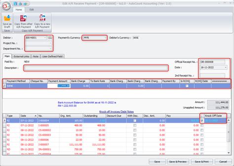 Troubleshooting System Did Not Prompt Access Denied When Edit AR Receive Payment AutoCount