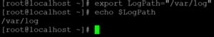 Linux Export Explanation And Command With Different Outputs