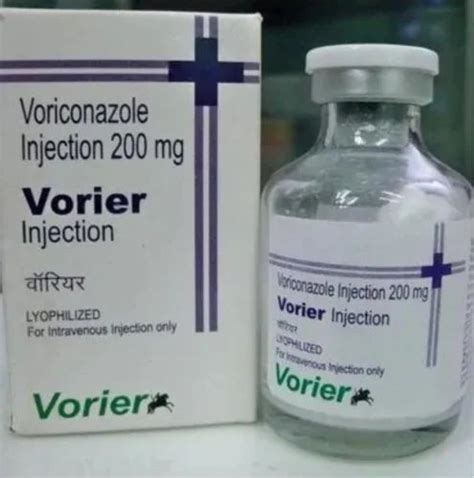 Voriconazole Vorier Injection 200 Mg At ₹ 1200 Box In Pune Id 26736564388