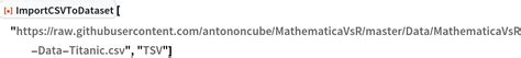 Importcsvtodataset Wolfram Function Repository