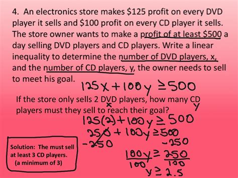 Linear Inequalities Word Problems Worksheet Educational Worksheet
