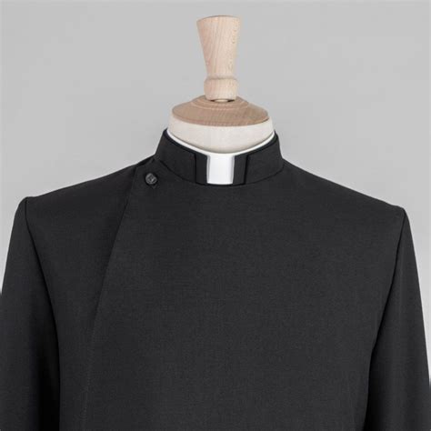 Mens Double Breasted Cassock In Poly Wool 40 54 Standard