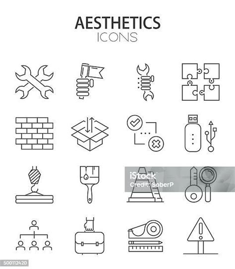 벡터 현대적이다 여윔 꺾은선형 평편 디자인식 아이콘 세트 0명에 대한 스톡 벡터 아트 및 기타 이미지 0명 2015년 Usb 케이블 Istock