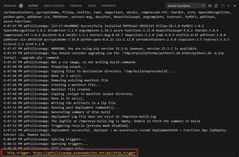 Python Pdf2text Not Working In Azure Function App Stack Overflow