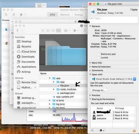 node js eacces permission denied open [file] error on osx electron