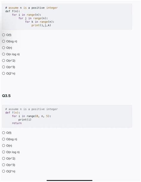 solved assume n is a positive integer def f n for i in