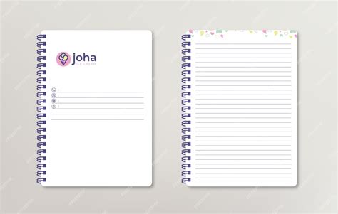 Premium Vector Notebookinside