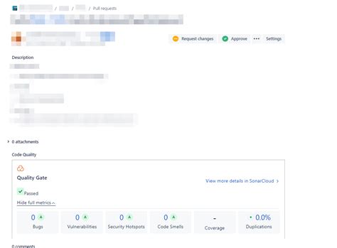 pull request code coverage for 6 c in bitbucket sonarqube cloud