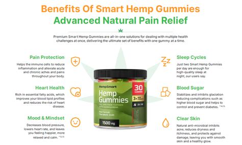 Smart Hemp Gummies Au Australia Reviews Pros And Cons Buy