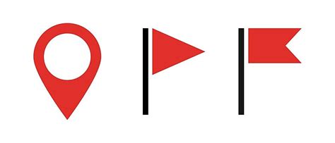 Location Abstract Flag Pin Vector Abstract Flag Pin Png And Vector