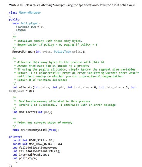 solved paging write a paging based memory allocator this