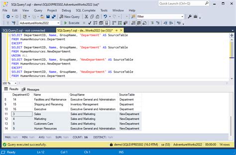 How To Compare Table Data In Sql Server Databases