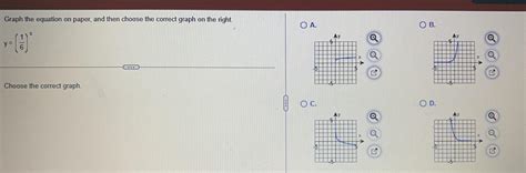 [answered] Graph The Equation On Paper And Then Choose The Corr
