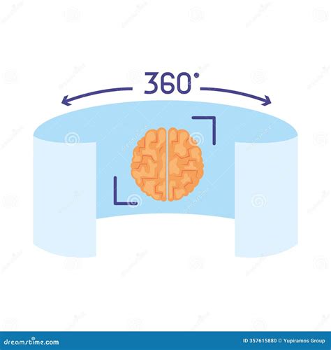 Brain Mri Scan Displayed On Medical Monitor Royalty Free Illustration