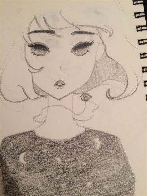 Space Girl My Drawings Sketches Drawings