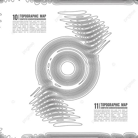 Abstract Global Elevation Contour Map Illustration Abstract Fantasy Dynamic Vector Abstract