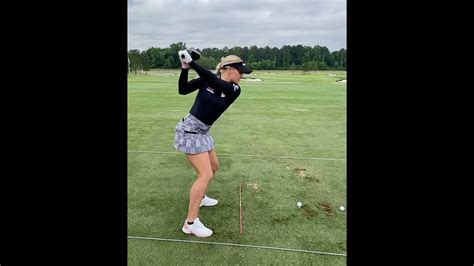 Charley Hull Of The Lpga Driver Swing In Slow Motion Youtube