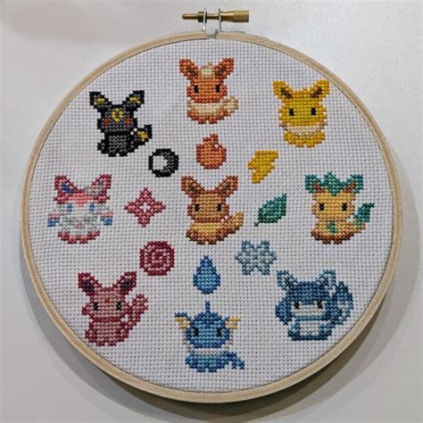 Kirby Cross Stitch Pattern Video Game Embroidery Kawaii Sewing Gamer Decor Pink Diy