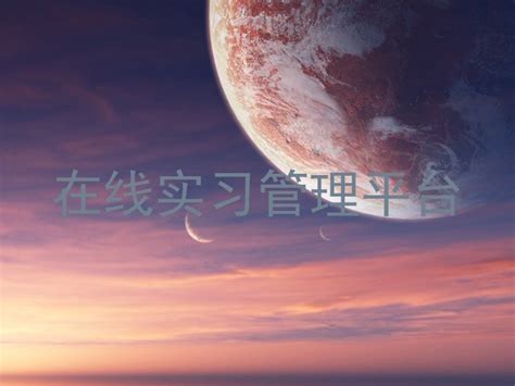 高校学生实习管理系统 实习管理系统 智慧校园