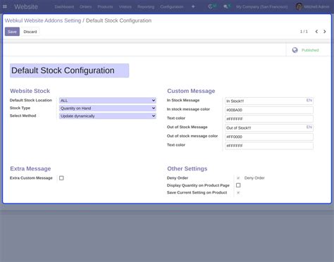 Odoo Website Auto Hide Out Of Stock Products Webkul
