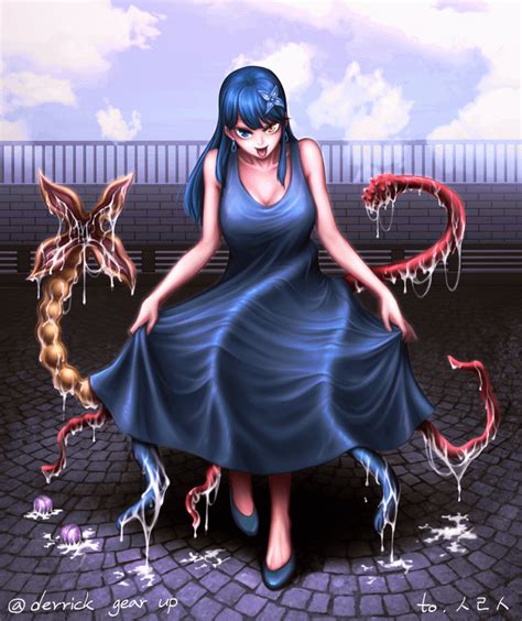 [oc] Tentacle Cute Girl R Characterdrawing