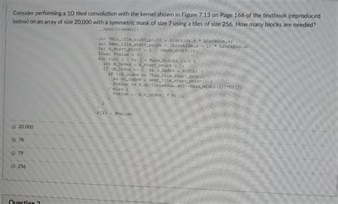solved consider performing a 10 tiled convolution with the