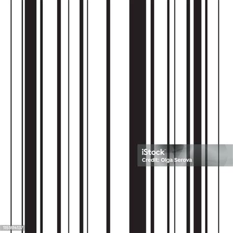 Pola Barcode Hitam Dan Putih Yang Mulus Dilucuti Ilustrasi Stok Unduh