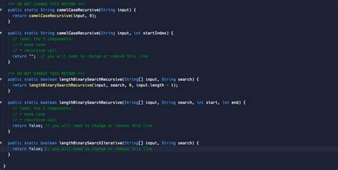 Solved NOT Changing The Method Headers Or Method Signatures Chegg Com