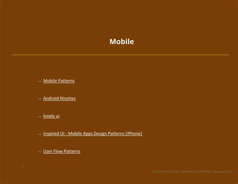web mobile ui pattern libraries an easy to use guide pdf tablets