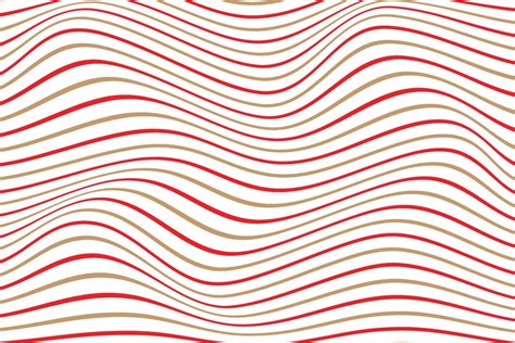 Simple Abstract Brown Red Color Horizontal Wavy Distort Line Pattern