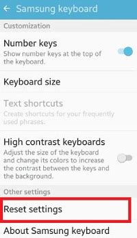 How To Reset Keyboard Settings Android Phone