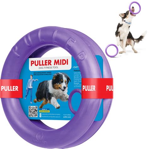 Preťahovadlo Pre Psa Puller Midi 195 Cm Hračka S 2 Krúžkami Pre Stredné Plemená Psov Allegro
