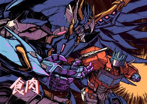 Optimus Prime And Onyx Prime Transformers And 2 More Drawn By