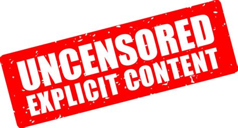 explicit content sign